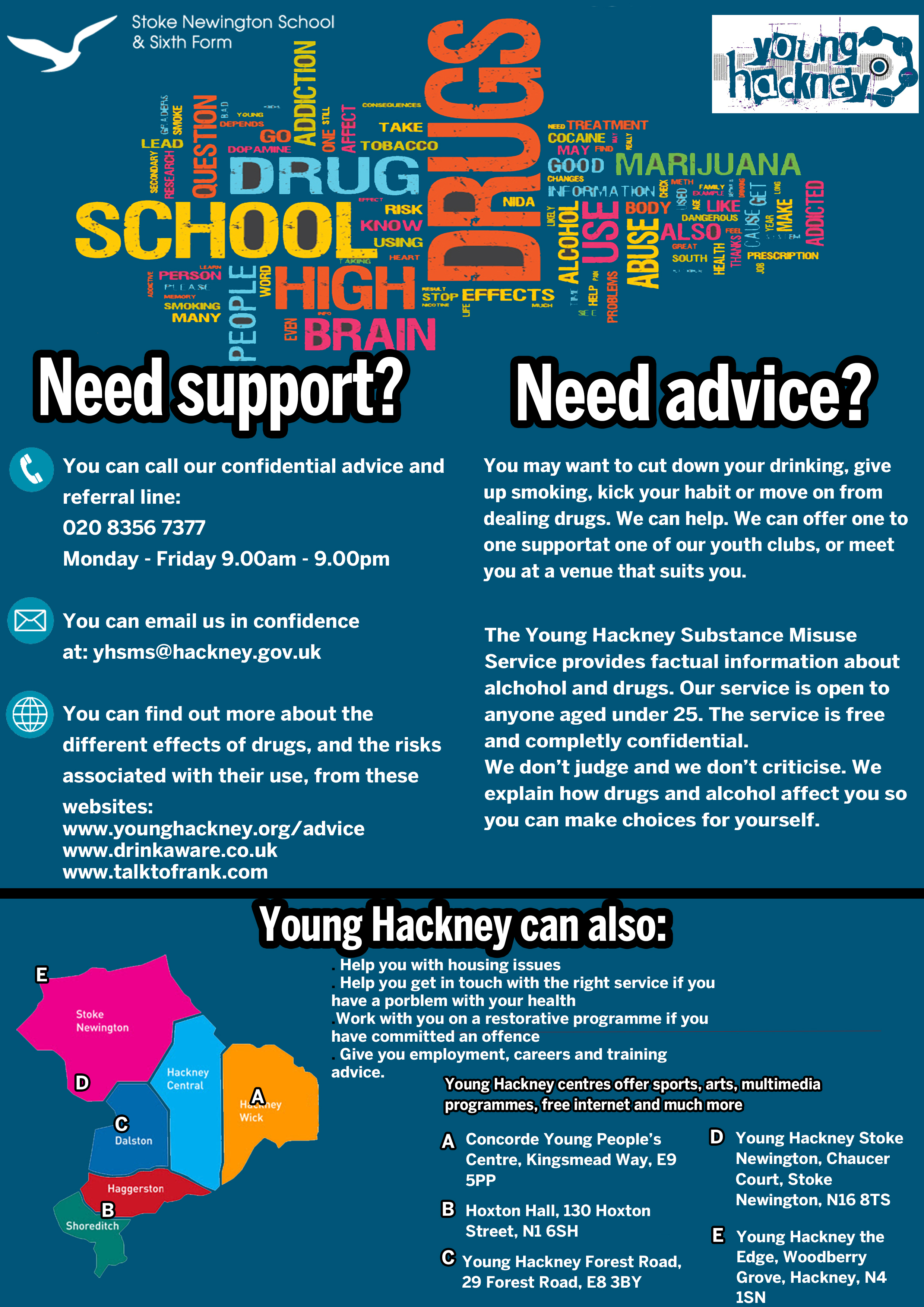 Substance misuse | Stoke Newington School